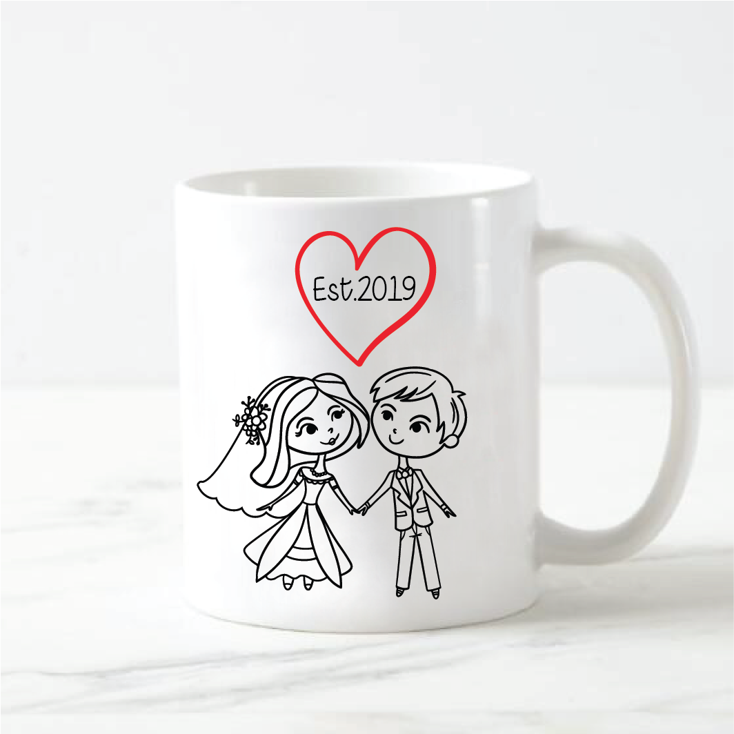 Personalised mugs for weddings – Luss Wonderland